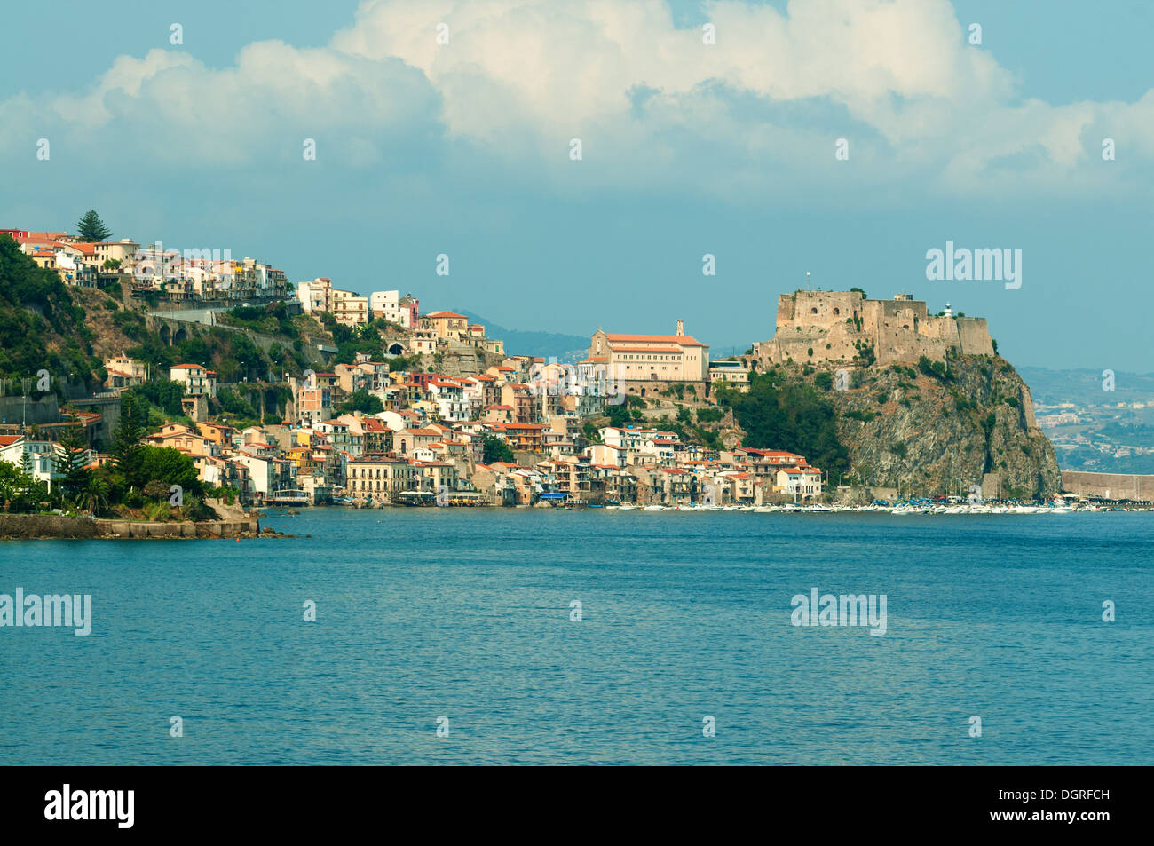 Scilla and Ruffo Castle, Calabria, Italy Stock Photo - Alamy