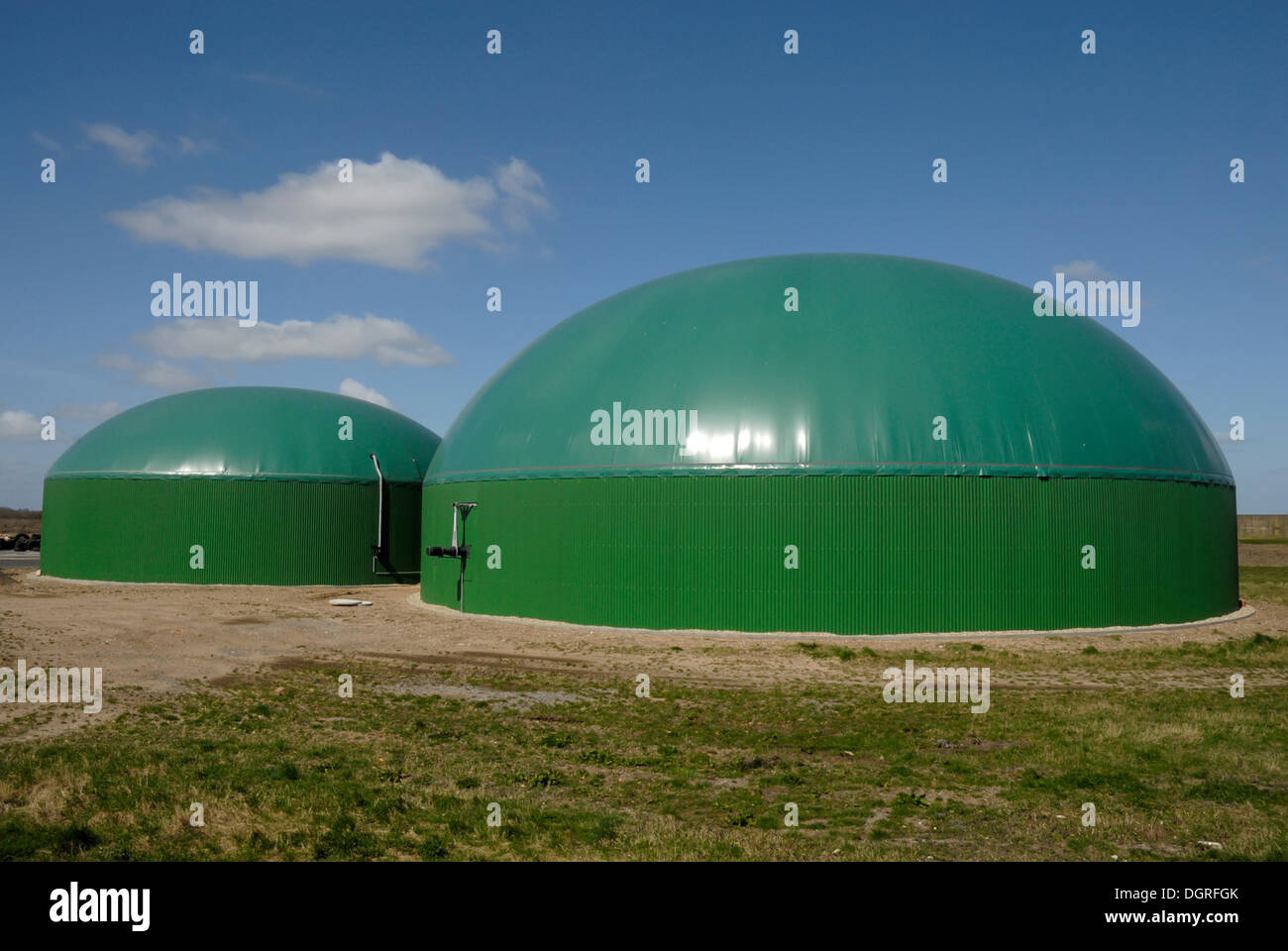 Agricultural biogas plant, biomass power plant with cogeneration unit ...