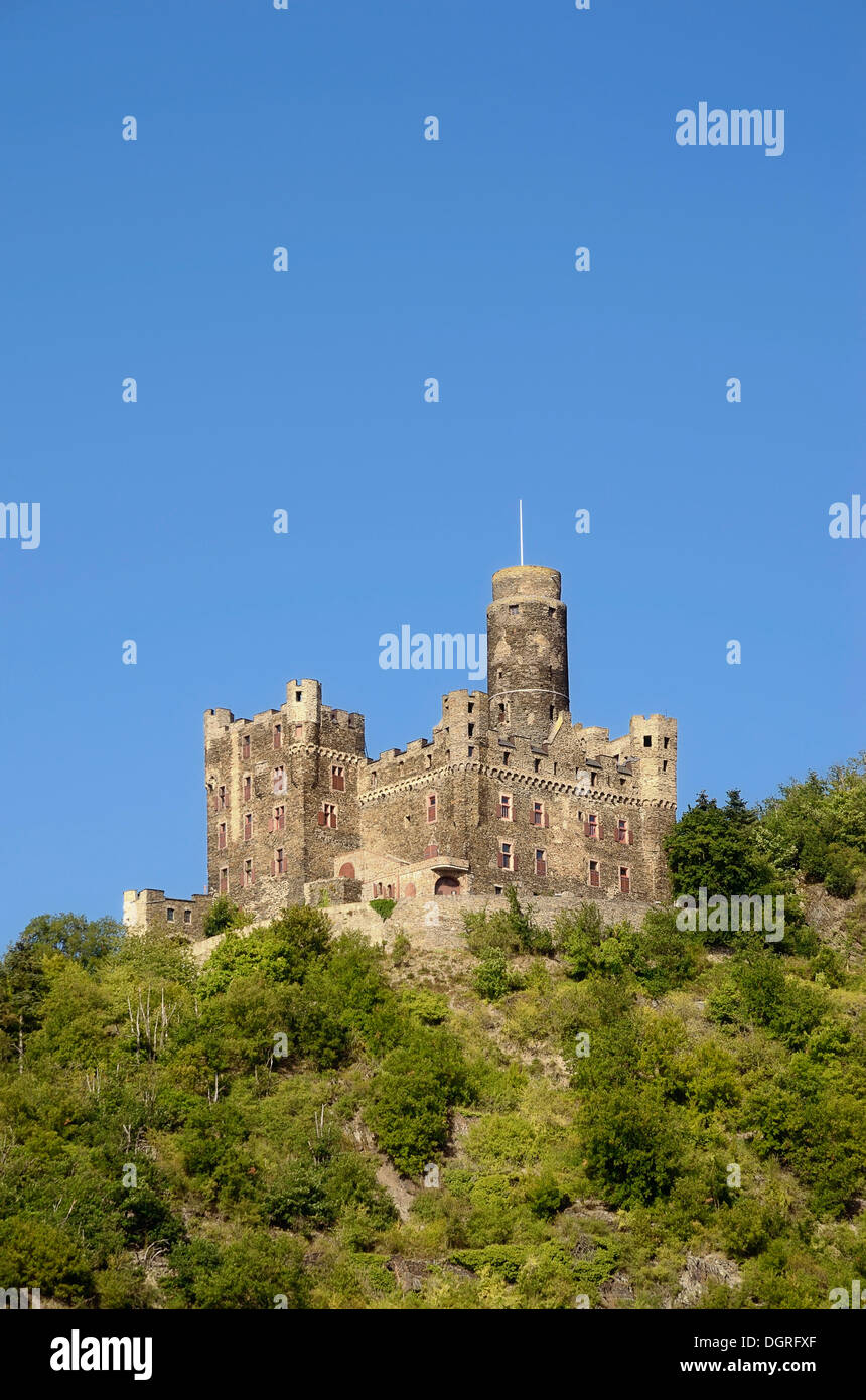Hill castle, Burg Maus Castle, St. Goarshausen-Wellmich, UNESCO World ...