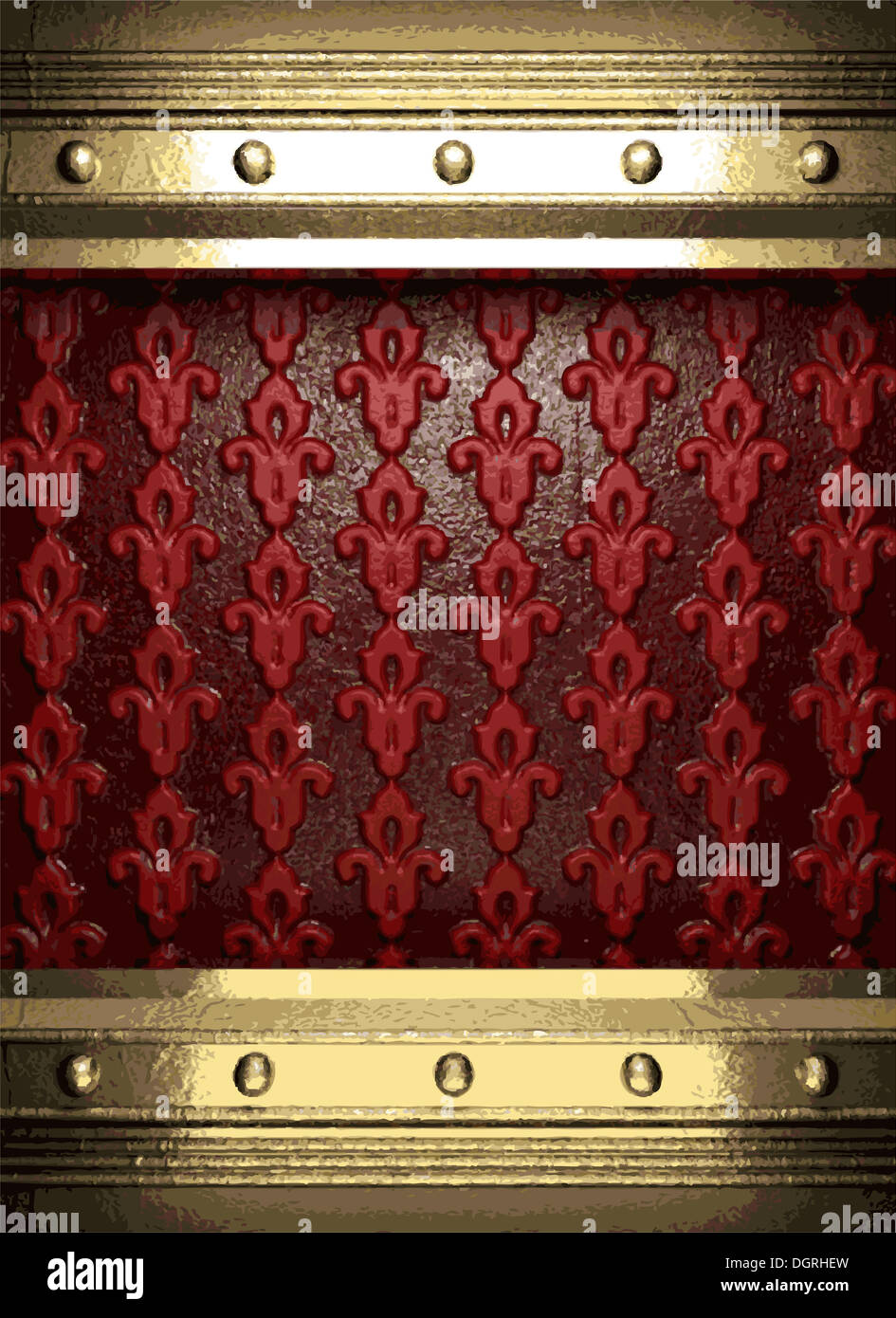 gold on red background Stock Photo - Alamy