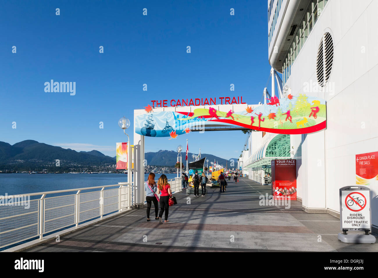 Canada place vancouver trail hi-res stock photography and images - Alamy