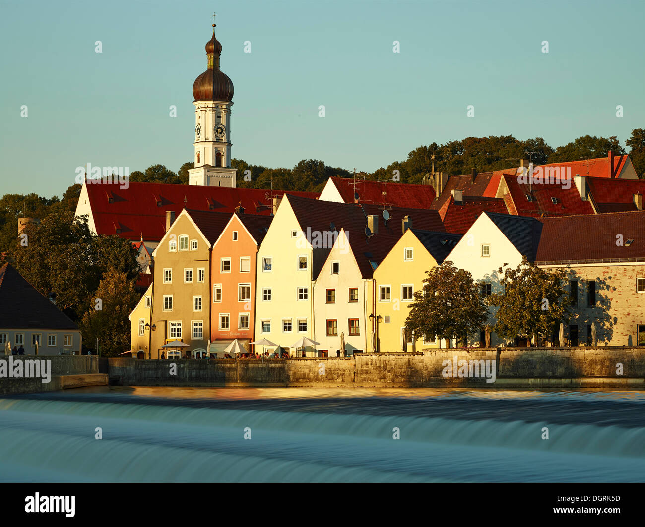 Landsberg river cascades city hi-res stock photography and images - Alamy