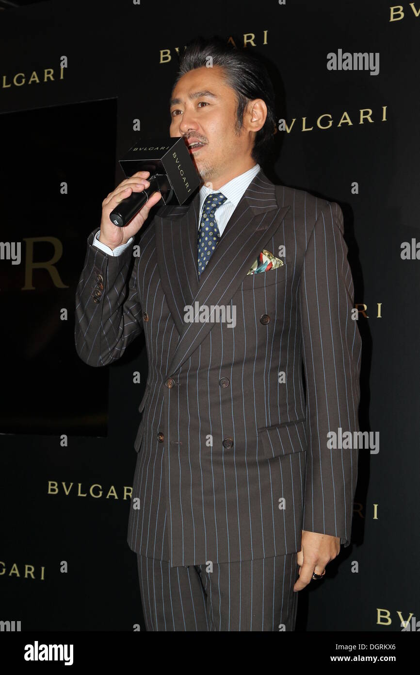 Hong Kong, China. 24th Oct, 2013. Actor Wu Xiubo attends Bvlgari ...