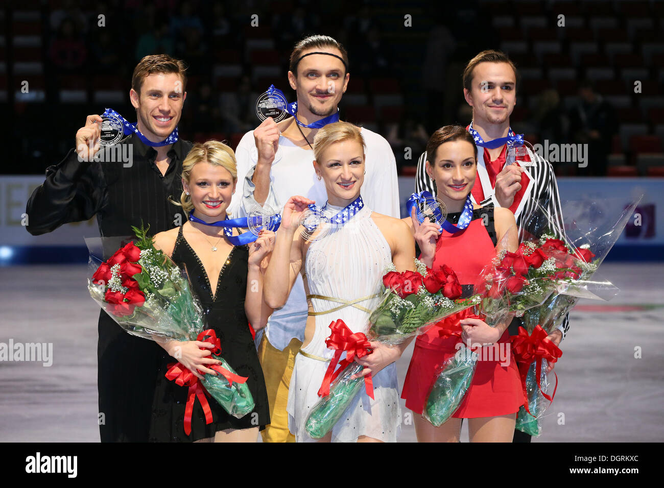 Detroit, Michigan, USA. 20th Oct, 2013. (L to R) Kirsten Moore-Towers ...