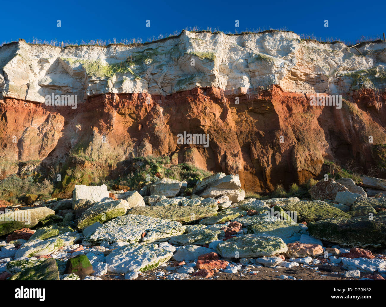 The cliff at Hunstanton, Norfolk, England Stock Photo - Alamy