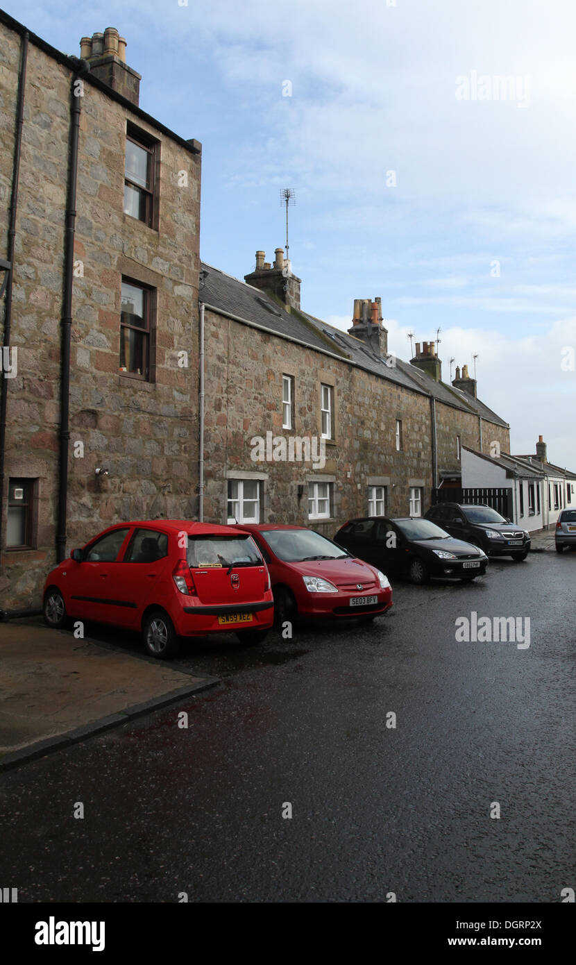 Footdee street scene Aberdeen Scotland October 2013 Stock Photo - Alamy