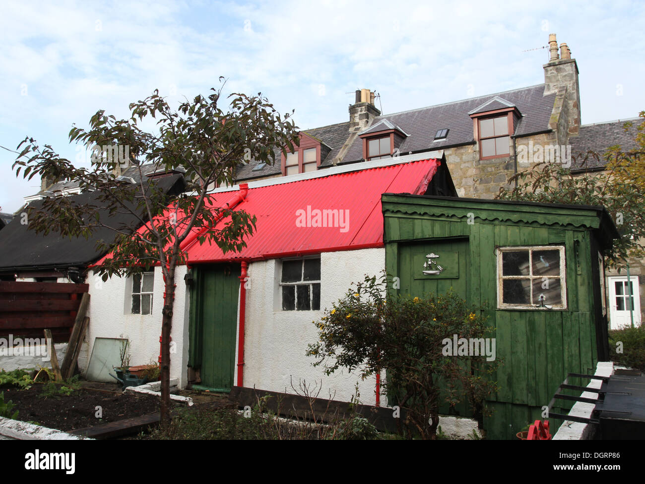 Footdee street scene Aberdeen Scotland October 2013 Stock Photo - Alamy