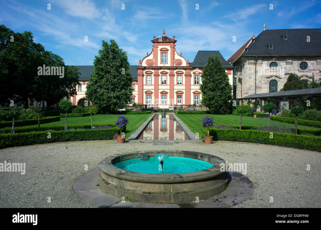 Cathedral Museum with its Baroque garden, Fulda, Fulda, Hesse, Germany ...