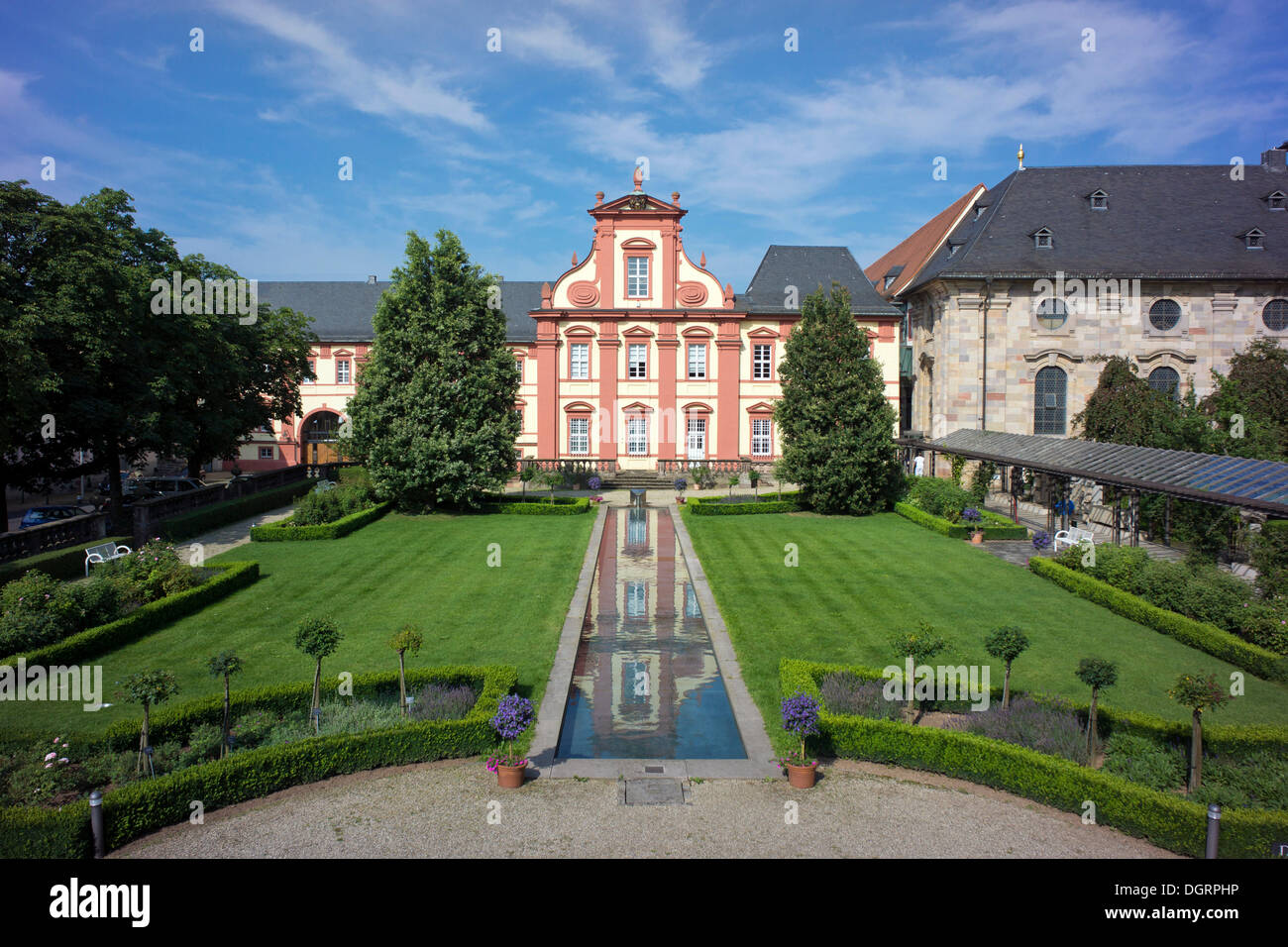 Cathedral Museum with its Baroque garden, Fulda, Fulda, Hesse, Germany ...