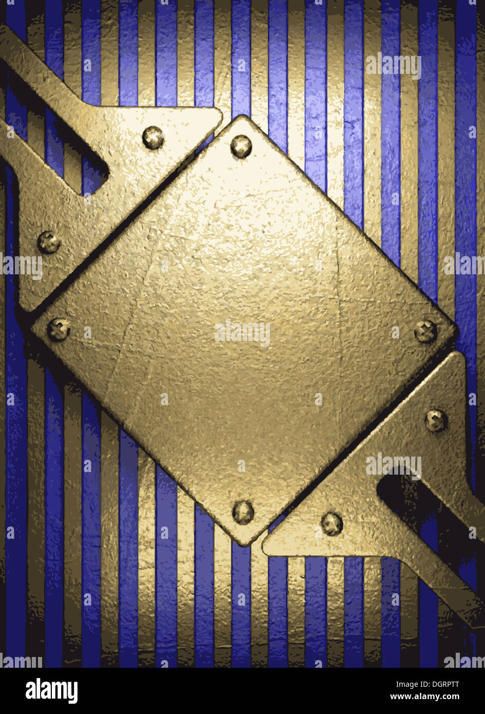 gold on blue background Stock Photo - Alamy