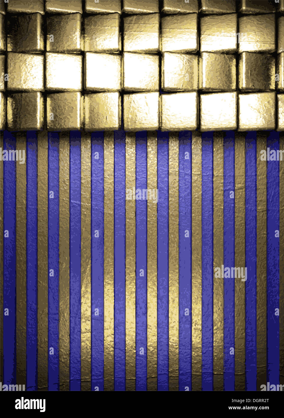 gold on blue background Stock Photo - Alamy