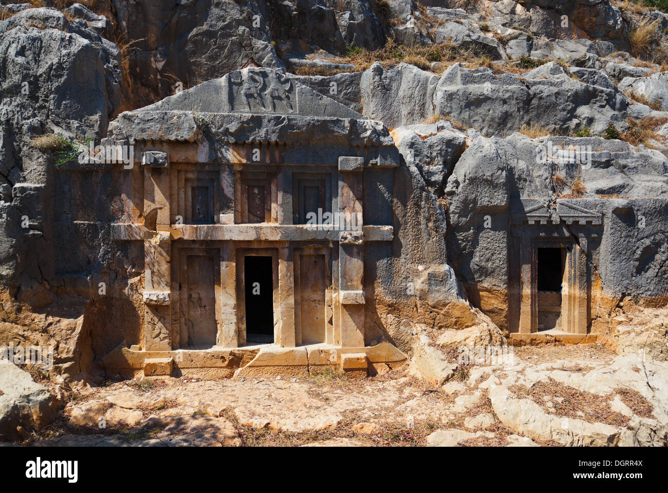 Ancient town in Myra, Turkey Stock Photo - Alamy