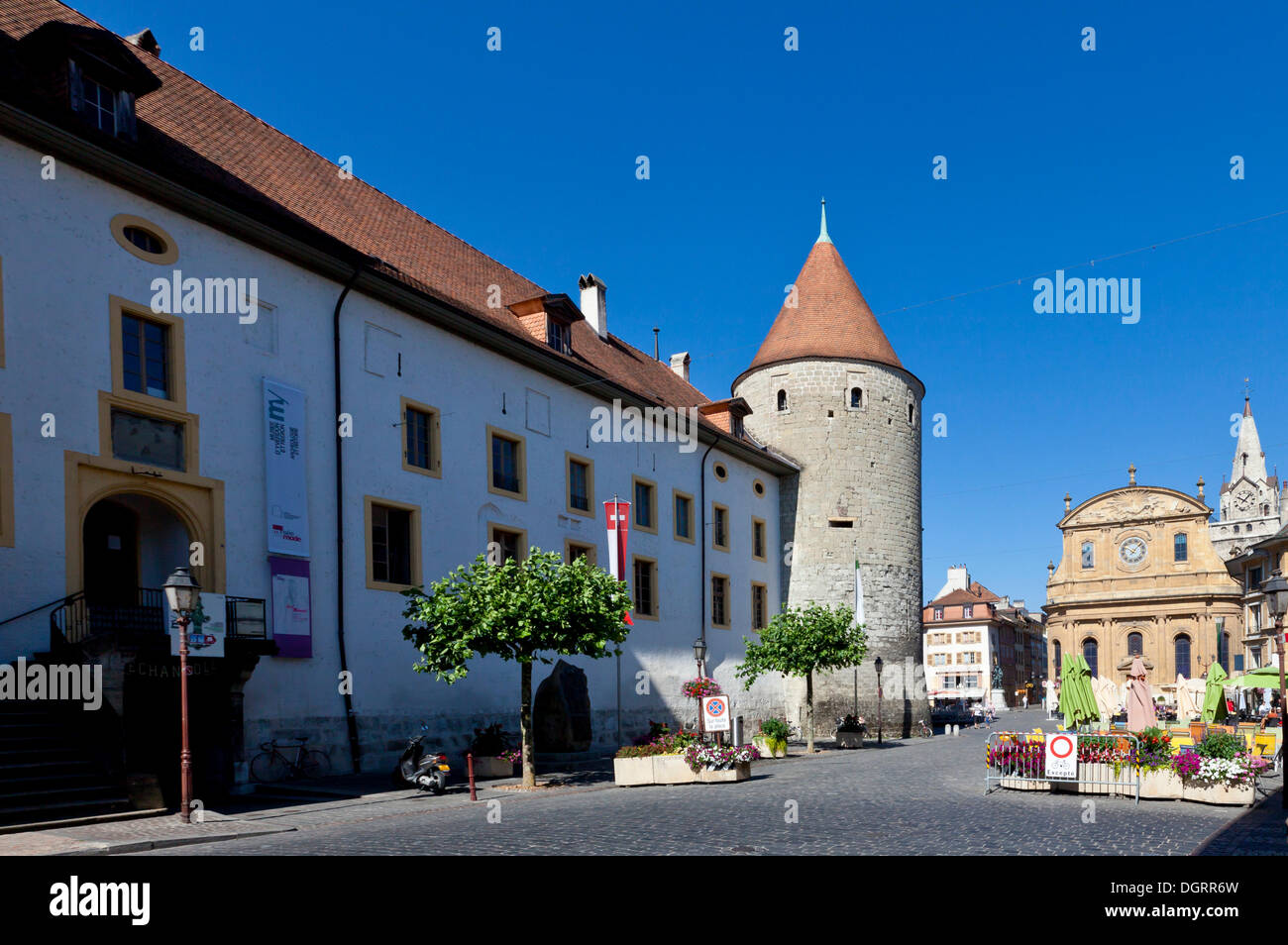 Yverdon Castle, Yverdon-les-Bains, Lac Du Neuchâtel, Lake Neuchâtel ...