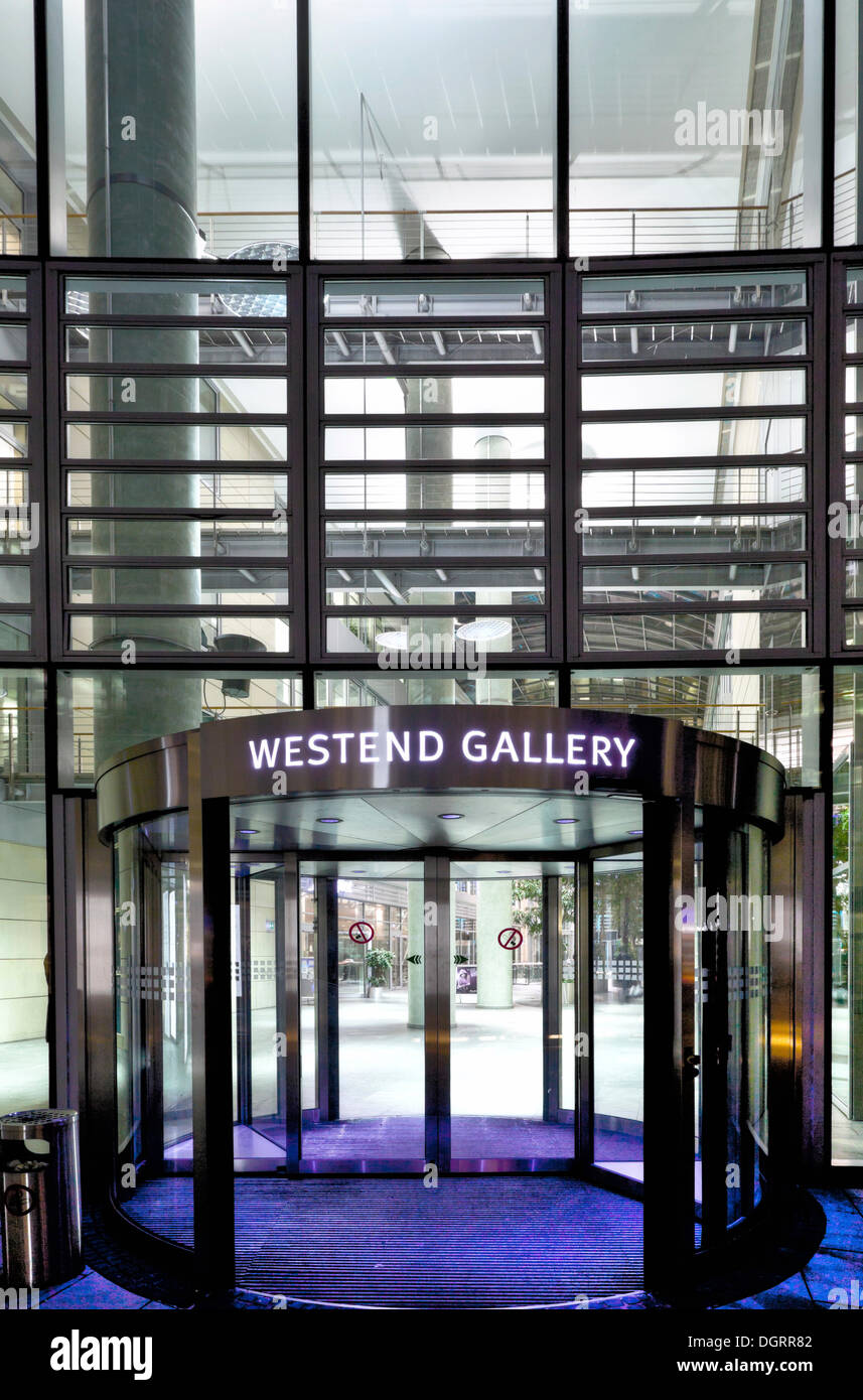 Westend Gallery in the Frankfurter Welle, Westend-Sued, Frankfurt am ...