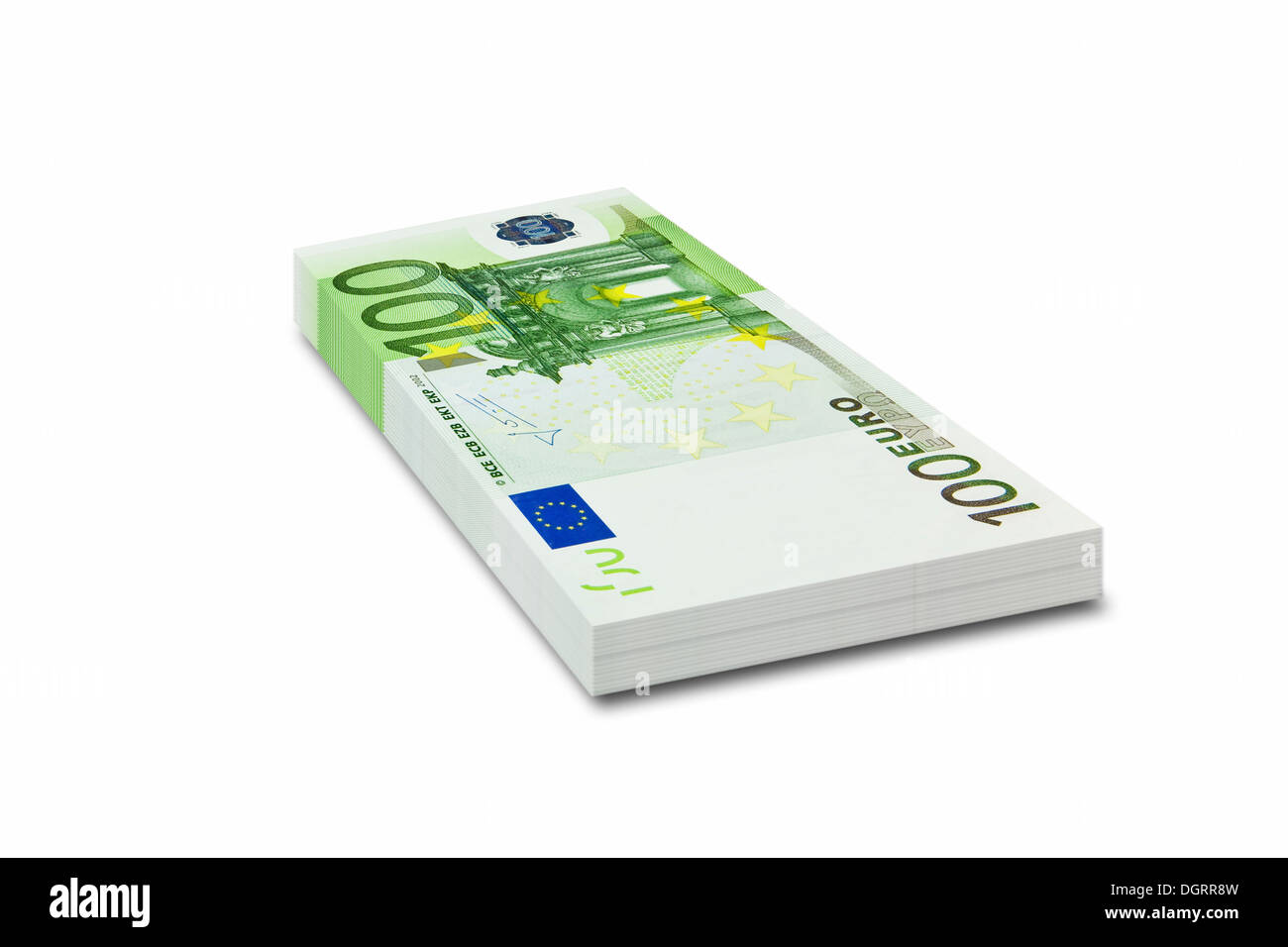 Bundle of 100 euro bank notes Stock Photo - Alamy