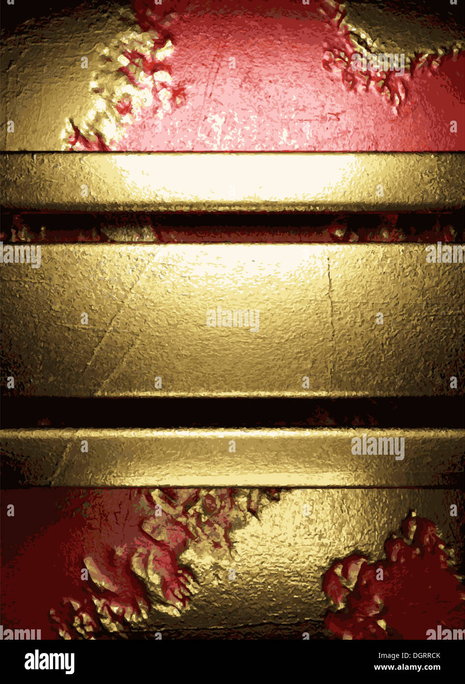 gold on red background Stock Photo - Alamy