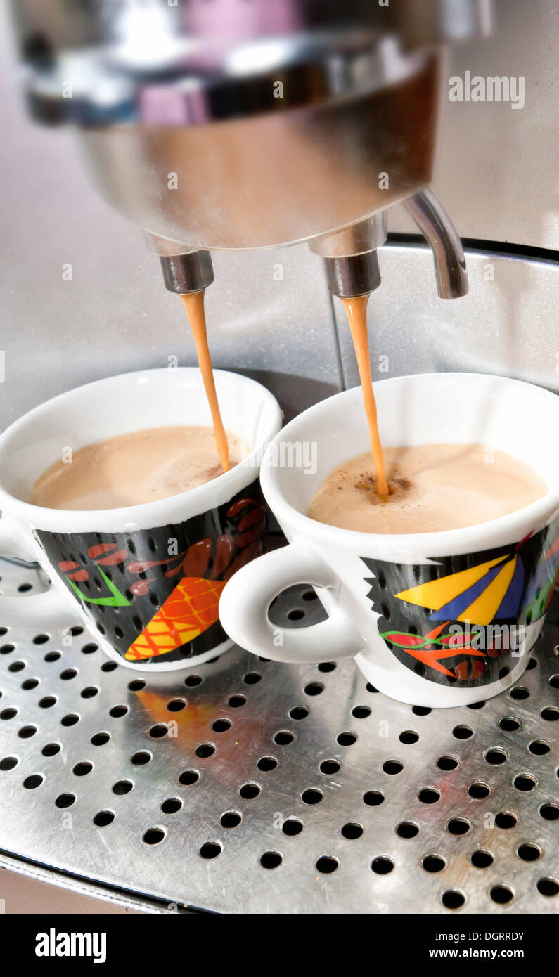 Coffee machines close up hi-res stock photography and images - Alamy