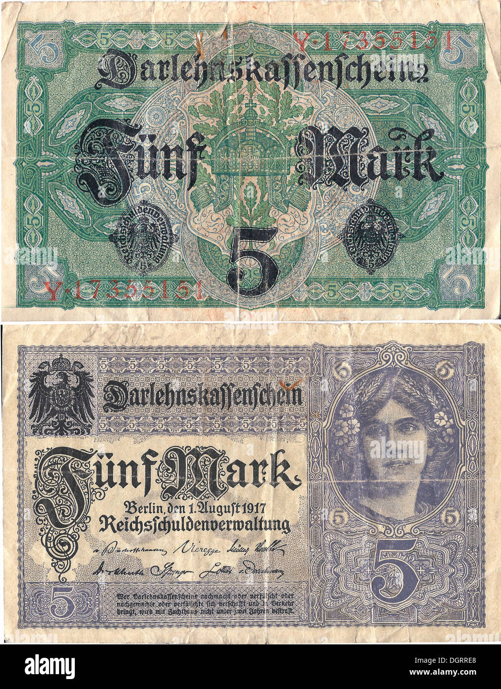 Germany 5 marks hi-res stock photography and images - Alamy
