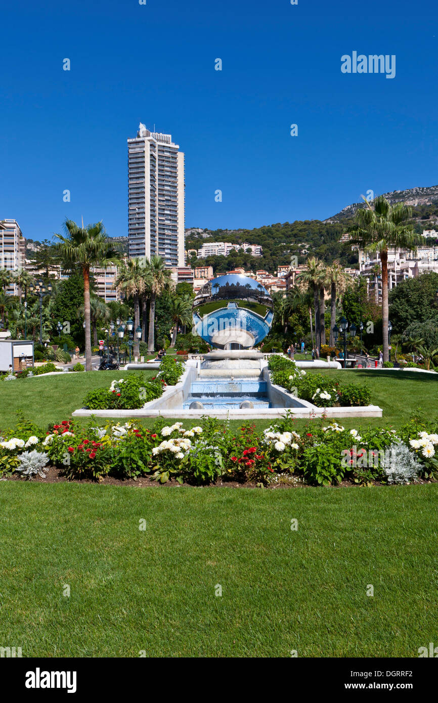 Park at the Casino of Monte Carlo, Principality of Monaco, Europe ...