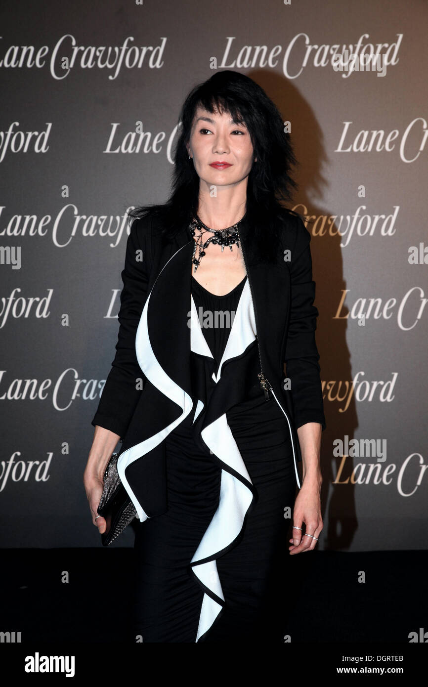 Shanghai, China. 23rd Oct, 2013. Actress Maggie Cheung attends Lane ...