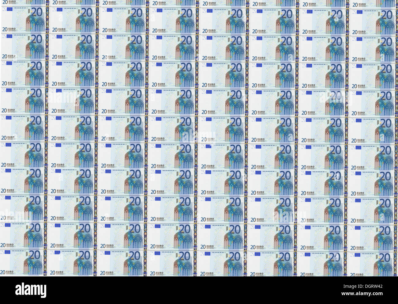 20 euro banknotes hi-res stock photography and images - Alamy