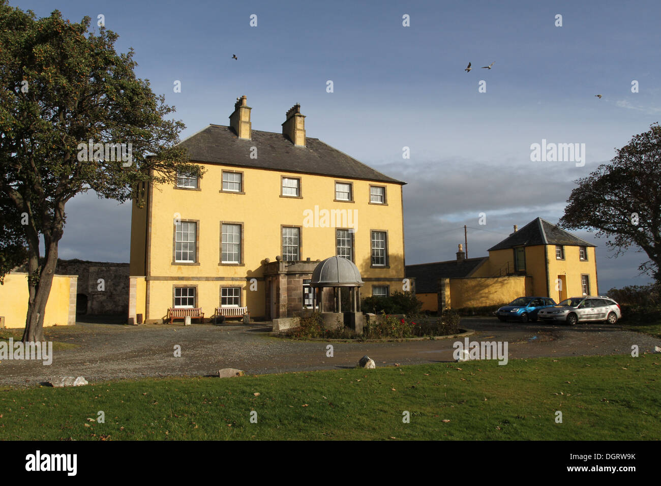 Exterior of the Mansion house known as Banff Castle Scotland October ...