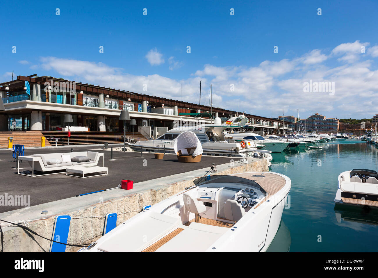 Marina of Port Adriano, designed by Philippe Starck, Port Adriano, El ...