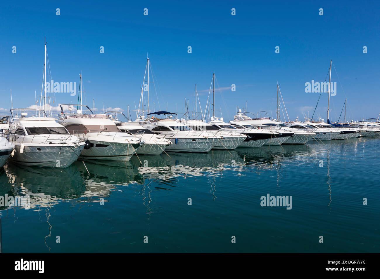 Exclusive marina of Puerto Portals, Puertolas Nous, Mallorca, Majorca ...