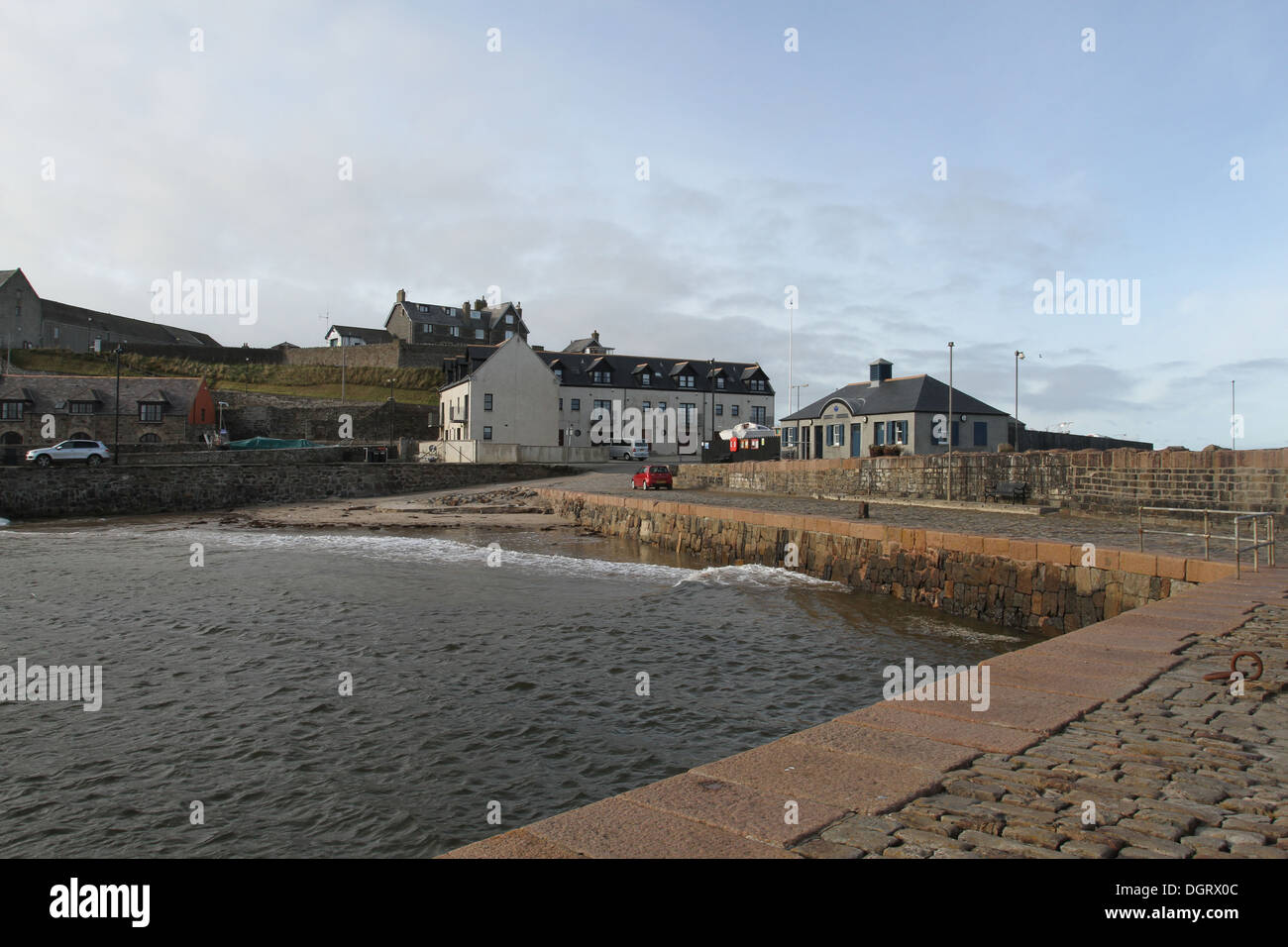 Banff harbour Scotland October 2013 Stock Photo - Alamy