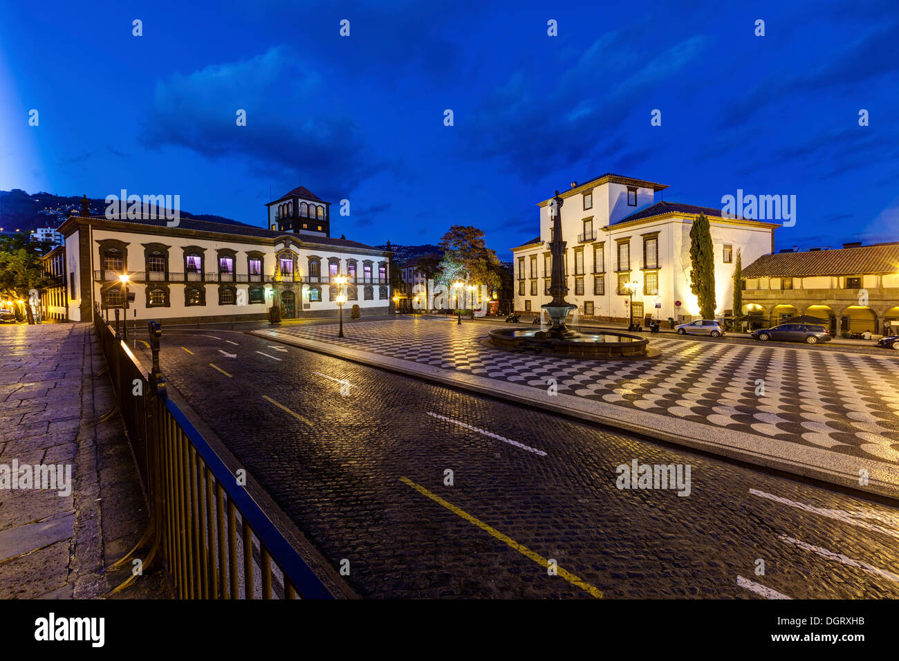 Camara Municipal or city hall of Funchal, Praco do Municipio, Santa ...