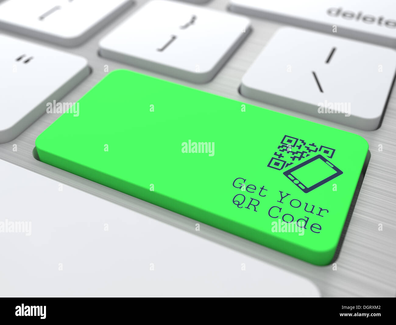 QR Code Concept Stock Photo - Alamy