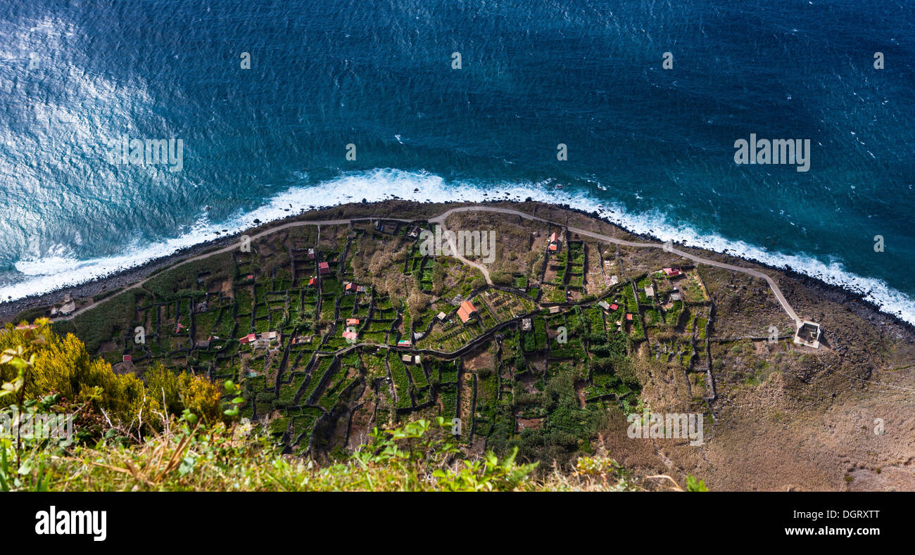 Terraces at the cliffs of Santa Maria Madalena at the foot of Mount ...