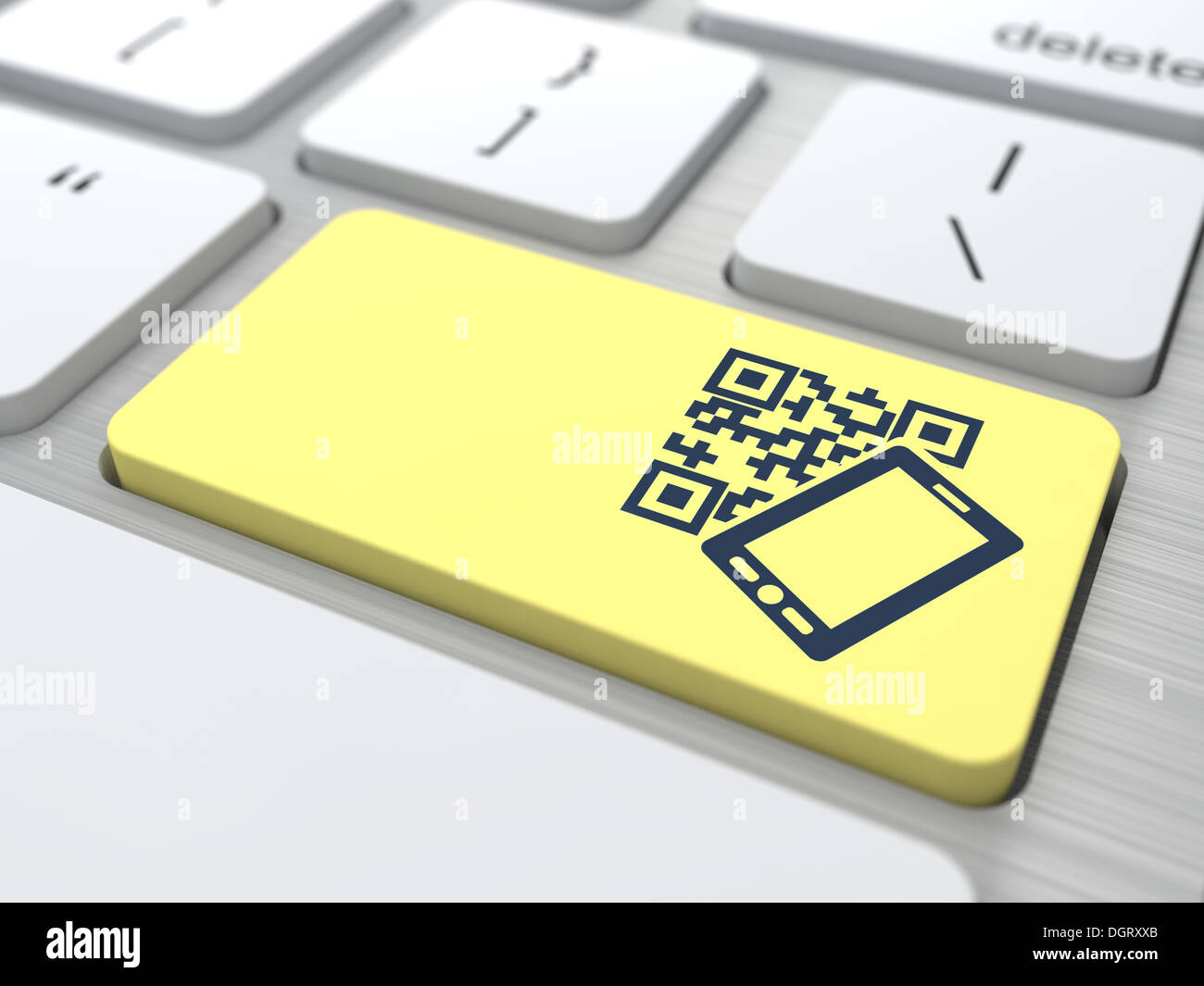 QR Code Concept Stock Photo - Alamy