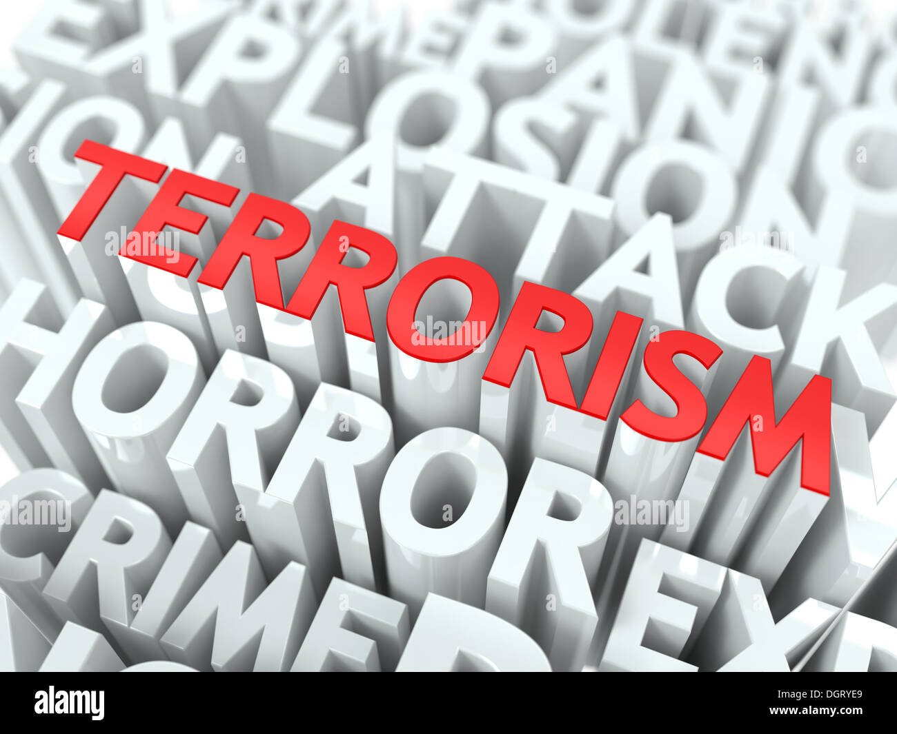 Violence concept word cloud background hi-res stock photography and ...