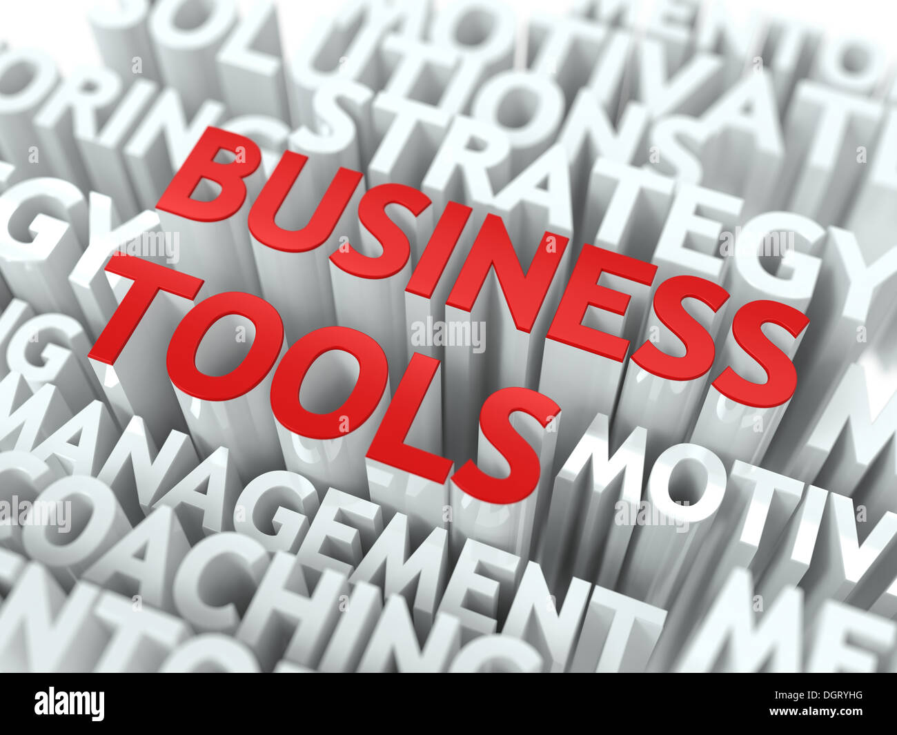 Business Tools Concept Stock Photo - Alamy