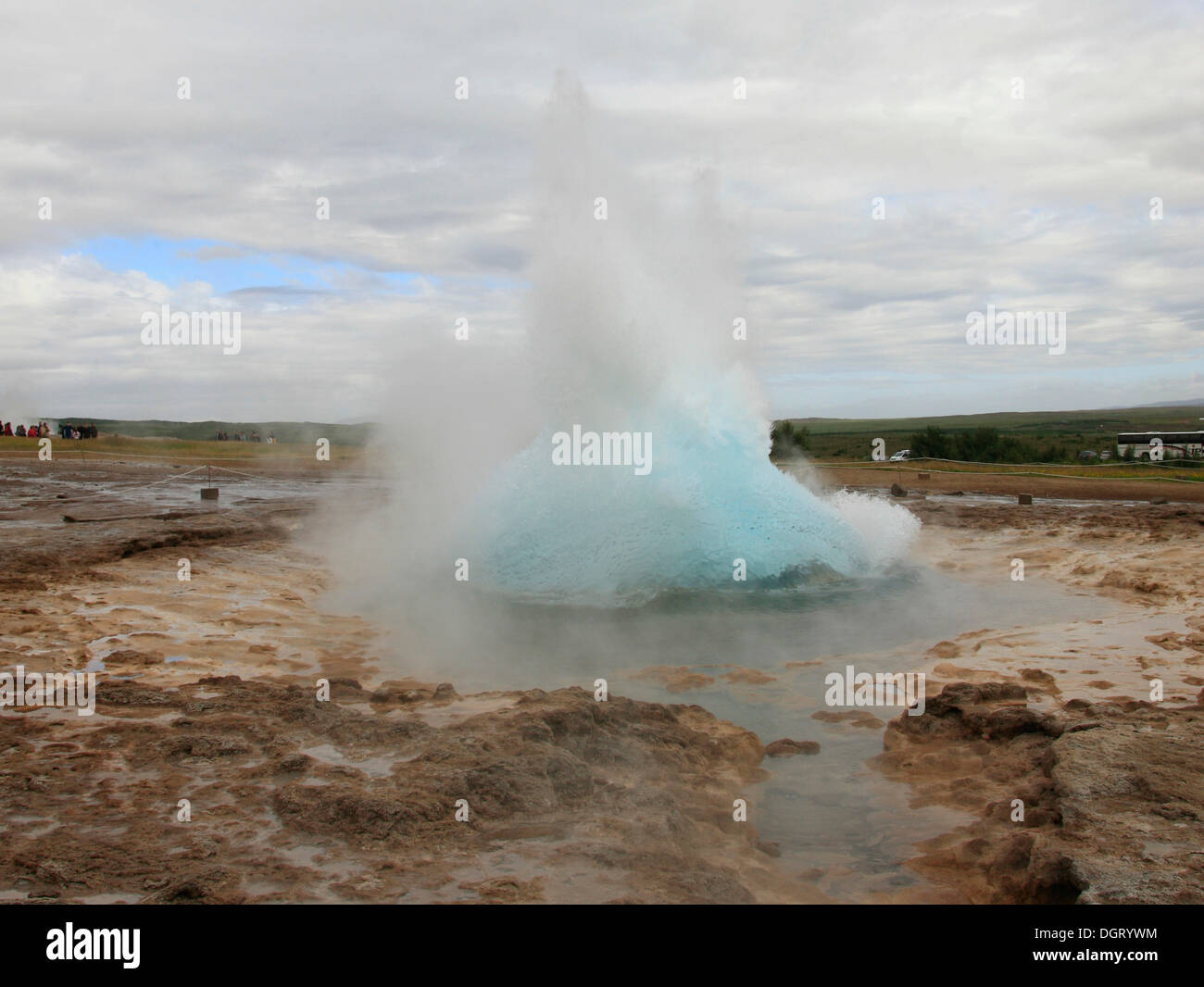 Strokkur, geyser, Golden Circle, Iceland, Europe Stock Photo - Alamy