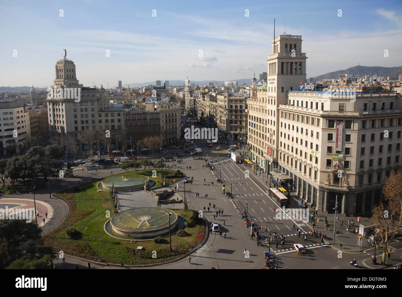 The center of Barcelona, Spain, Europe Stock Photo - Alamy