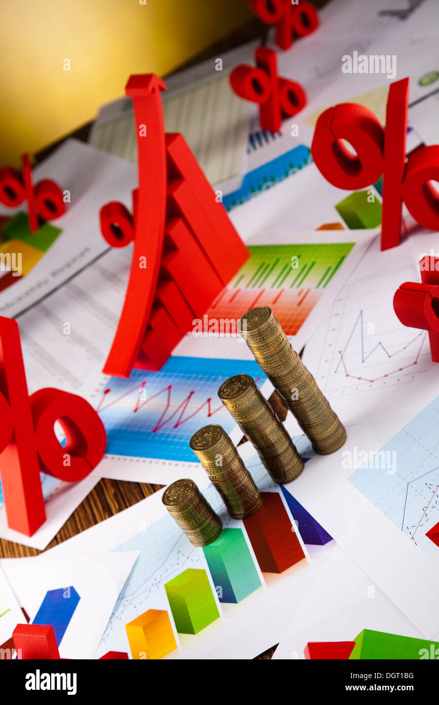 Money and Diagrams Stock Photo - Alamy