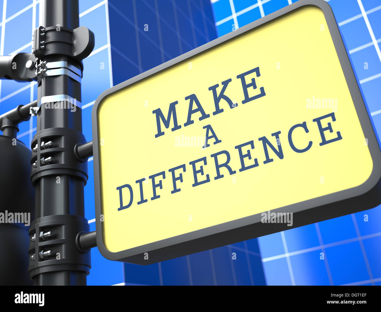 Make a Difference Stock Photo - Alamy