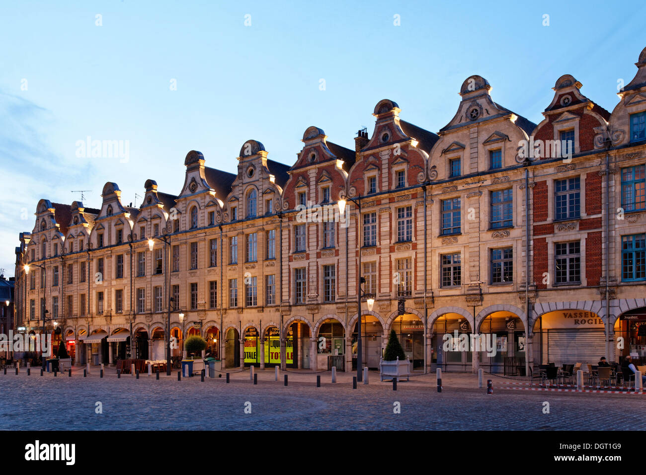 Place des Héros square in Arras, Via Francigena, Pas-de-Calais ...