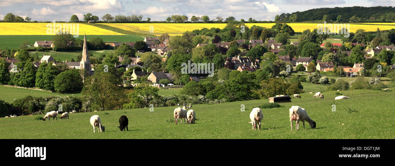 Summer view over Barrowden village, Rutland County, England, UK Stock ...