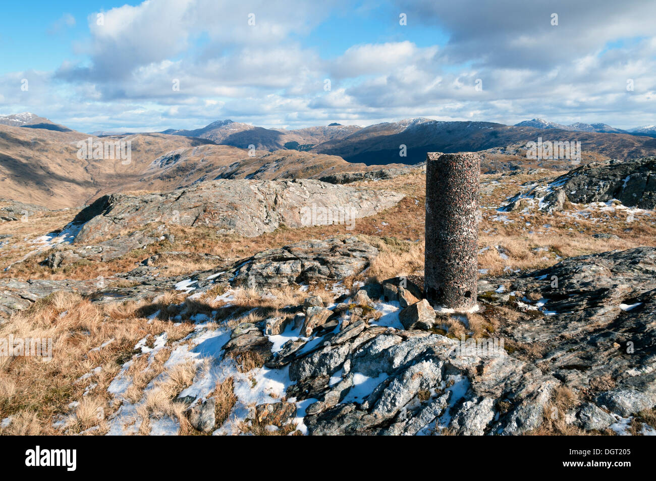 The mountains of Ardgour from the summit of Creag nan Lochan, Moidart ...