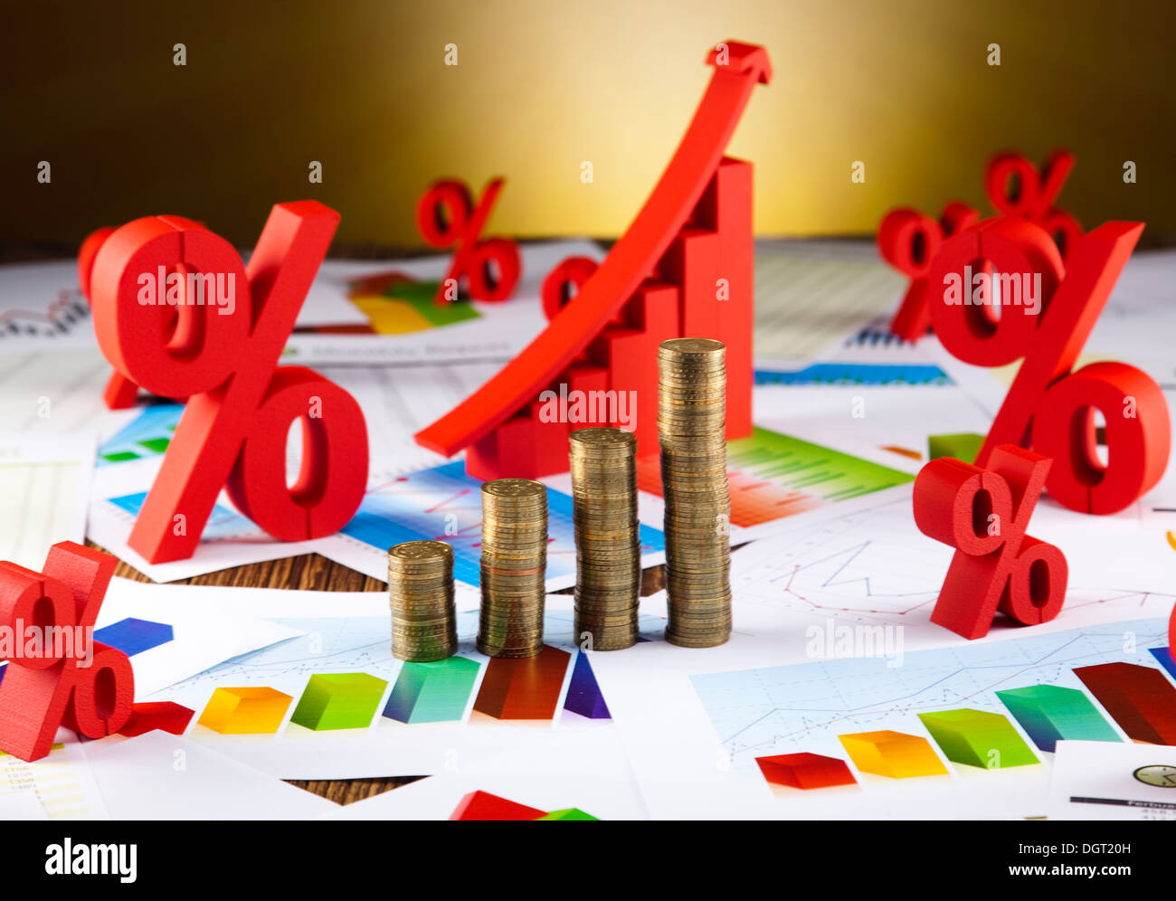 Money and Diagrams Stock Photo - Alamy