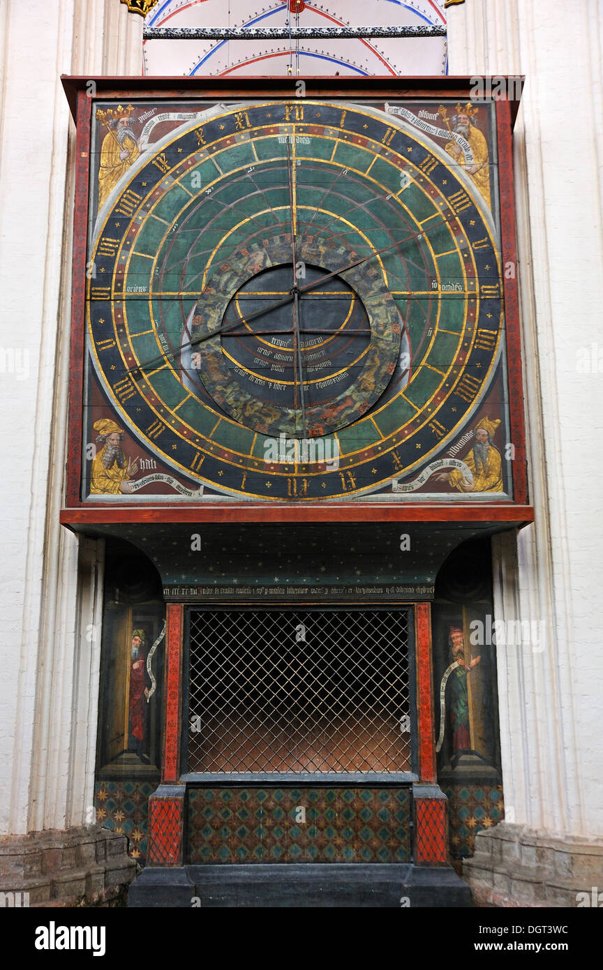 Astronomical clock in the crown of the choir, 1394, completed by ...