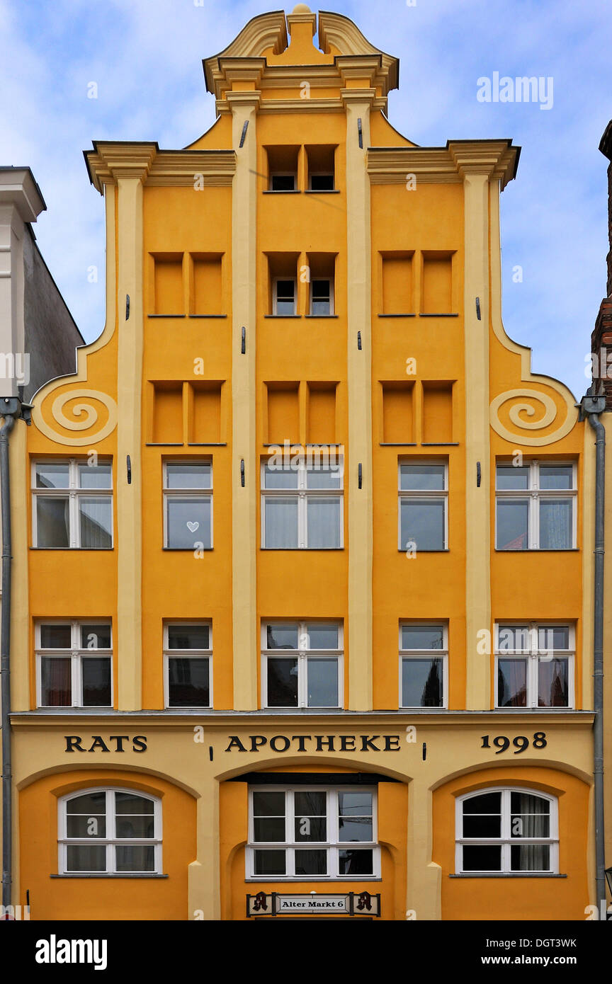 A four-storey gabled house with a three-storey gable, built as a brick ...