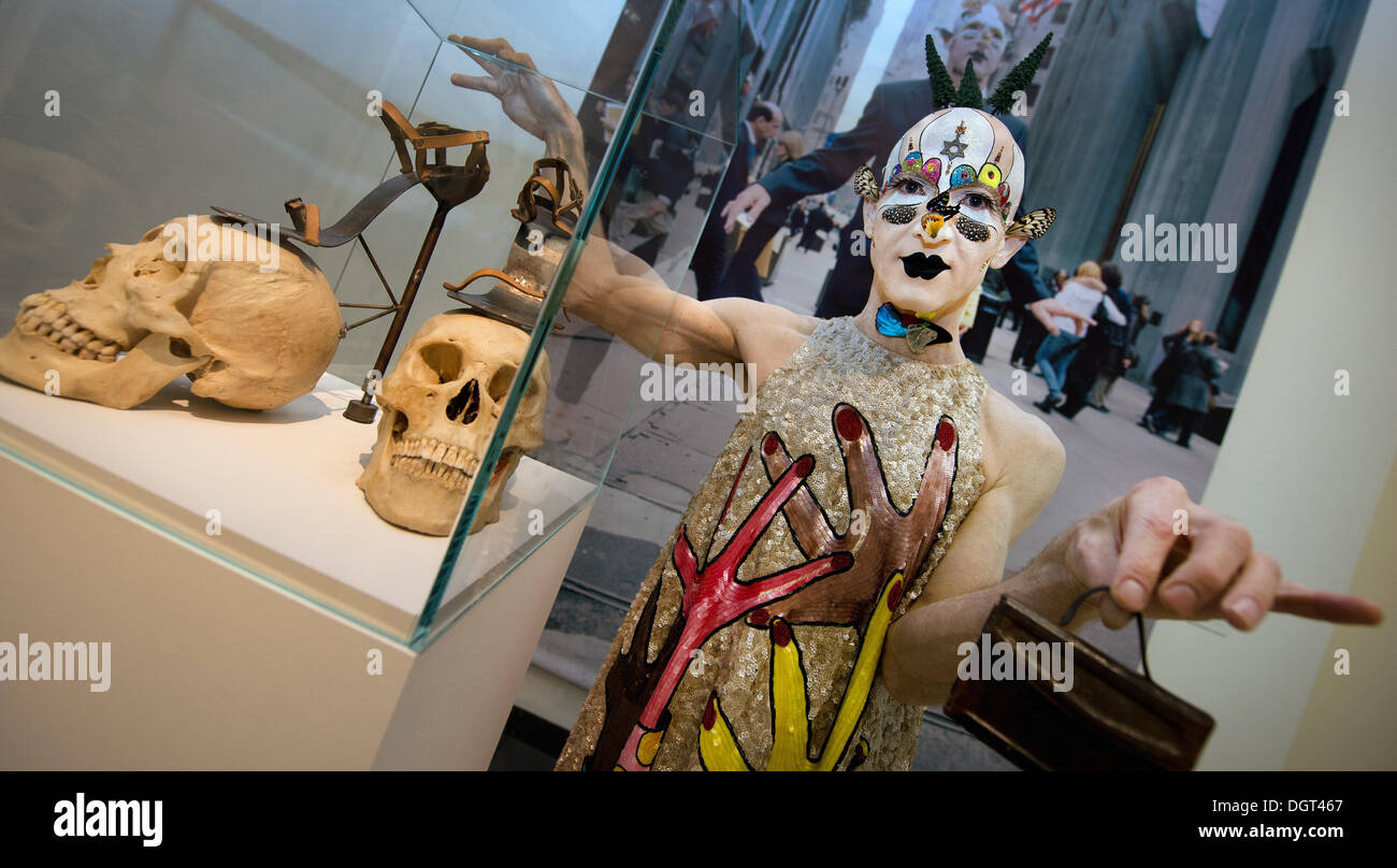 Dresden, Germany. 25th Oct, 2013. South African artist Steven Cohen ...