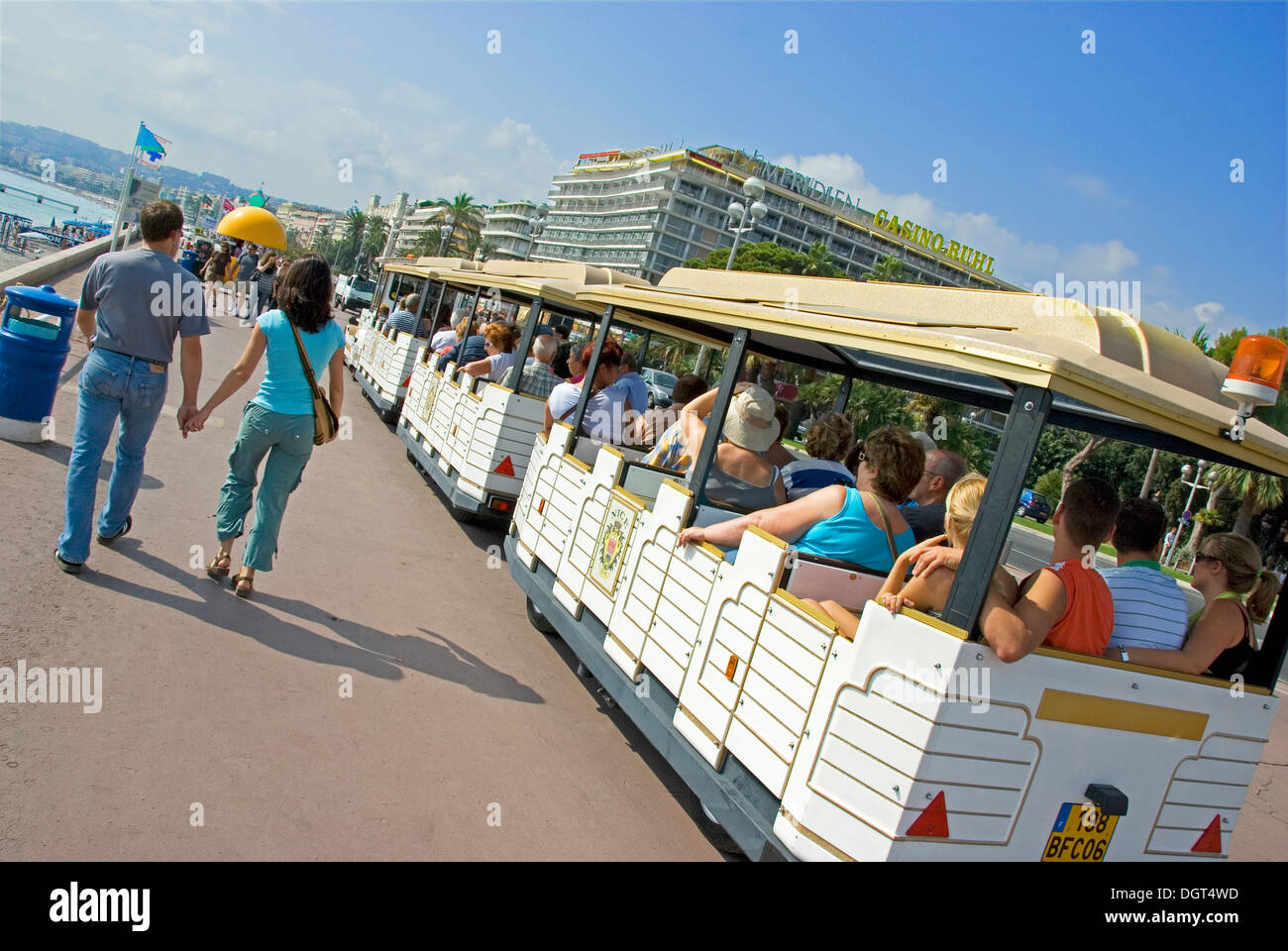 Nice Cote d'Azur France - The little train from the Promenade des ...