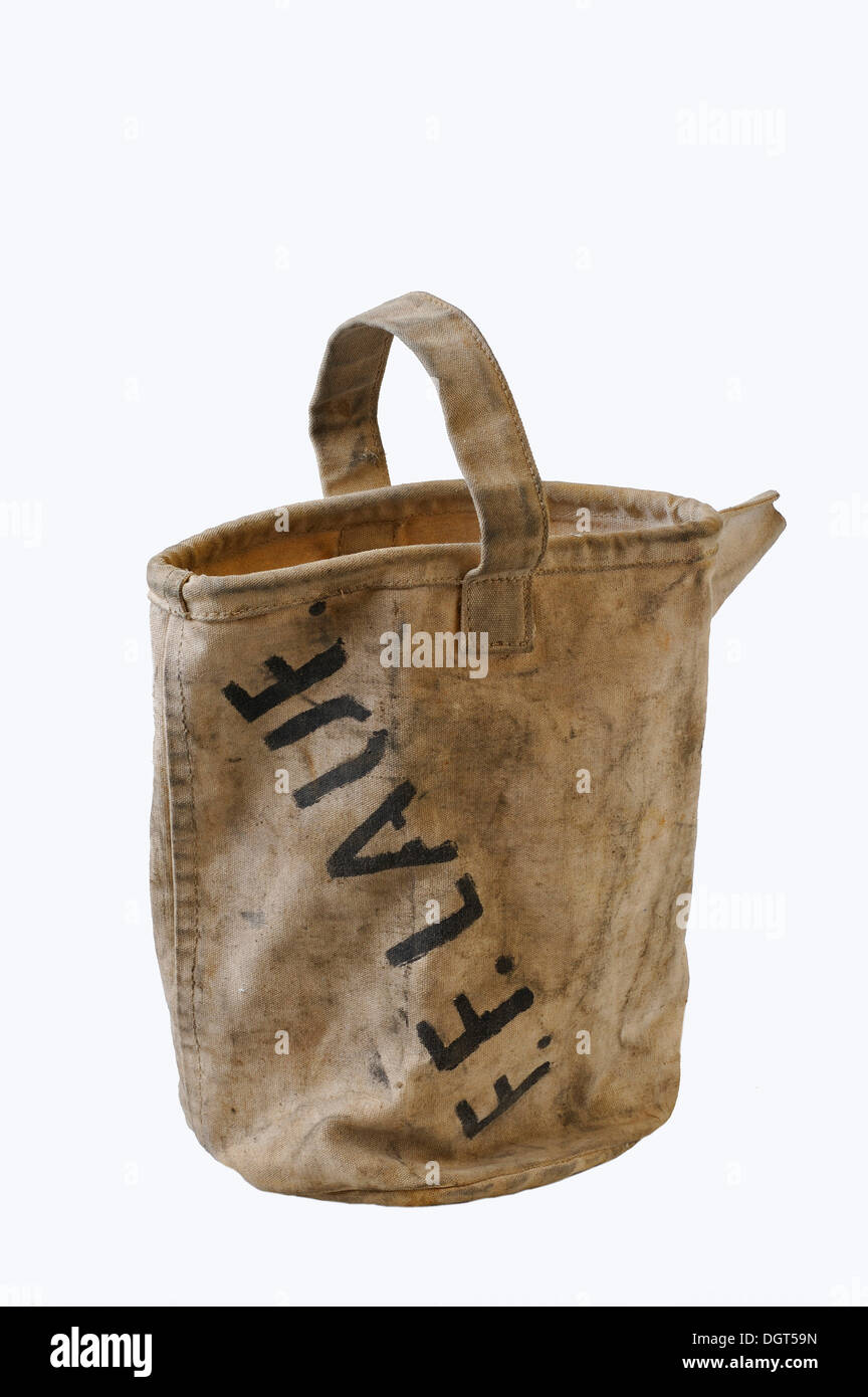 Linen bag as a fire bucket from the volunteer firefighters of Lauf an ...