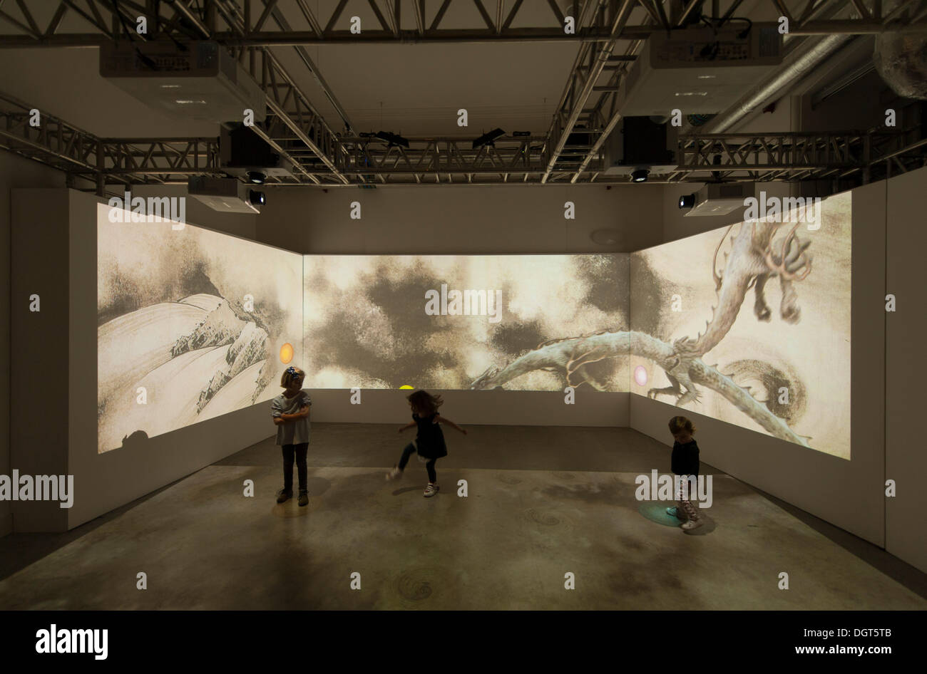 London, UK. 25th Oct, 2013. Digital Animations by Bright Ideas at ...