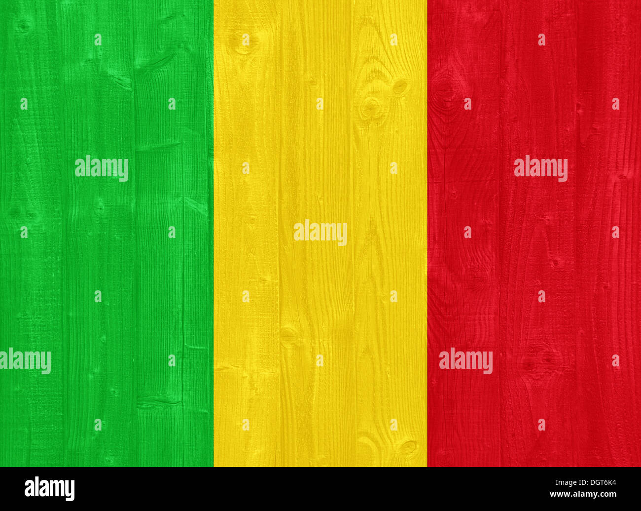 Mali painted flag hi-res stock photography and images - Alamy